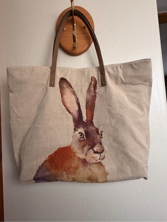 The olive house | Bags | The Olive House Stunning Hare Design Canvas ...